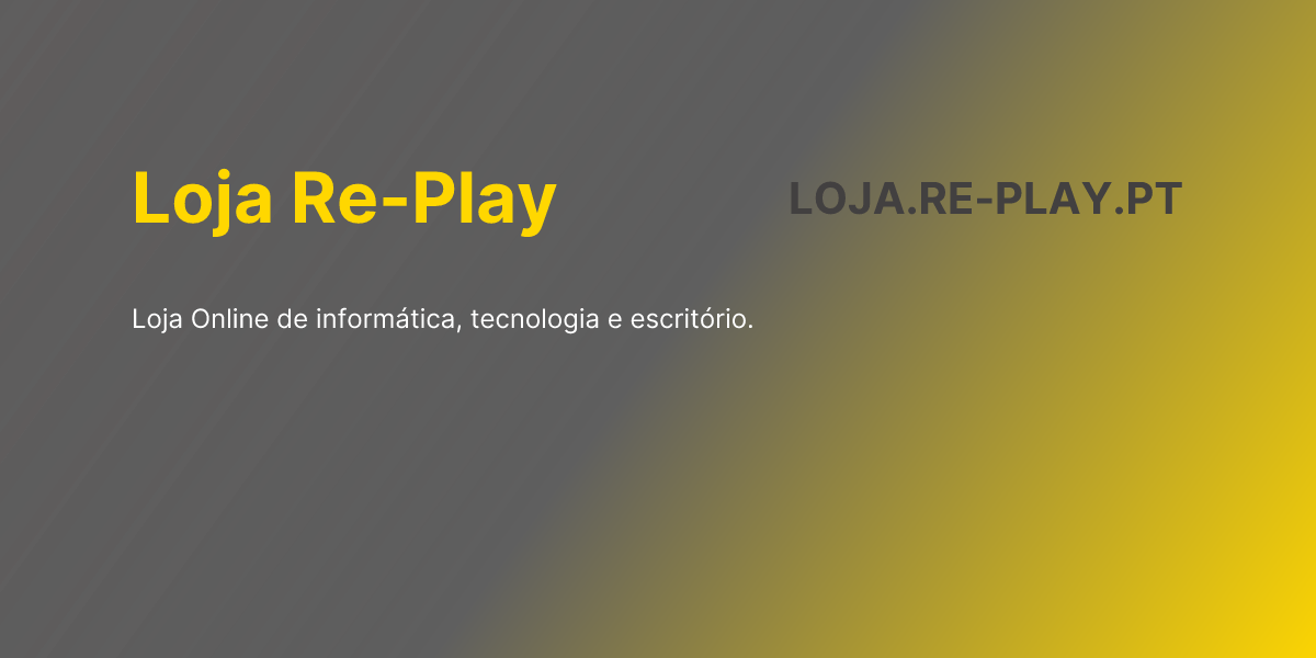 Loja Re-Play | Loja Re-Play